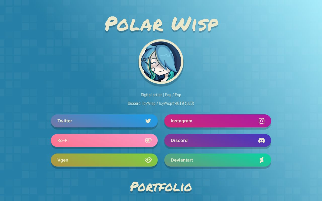 Wisp's artist card
